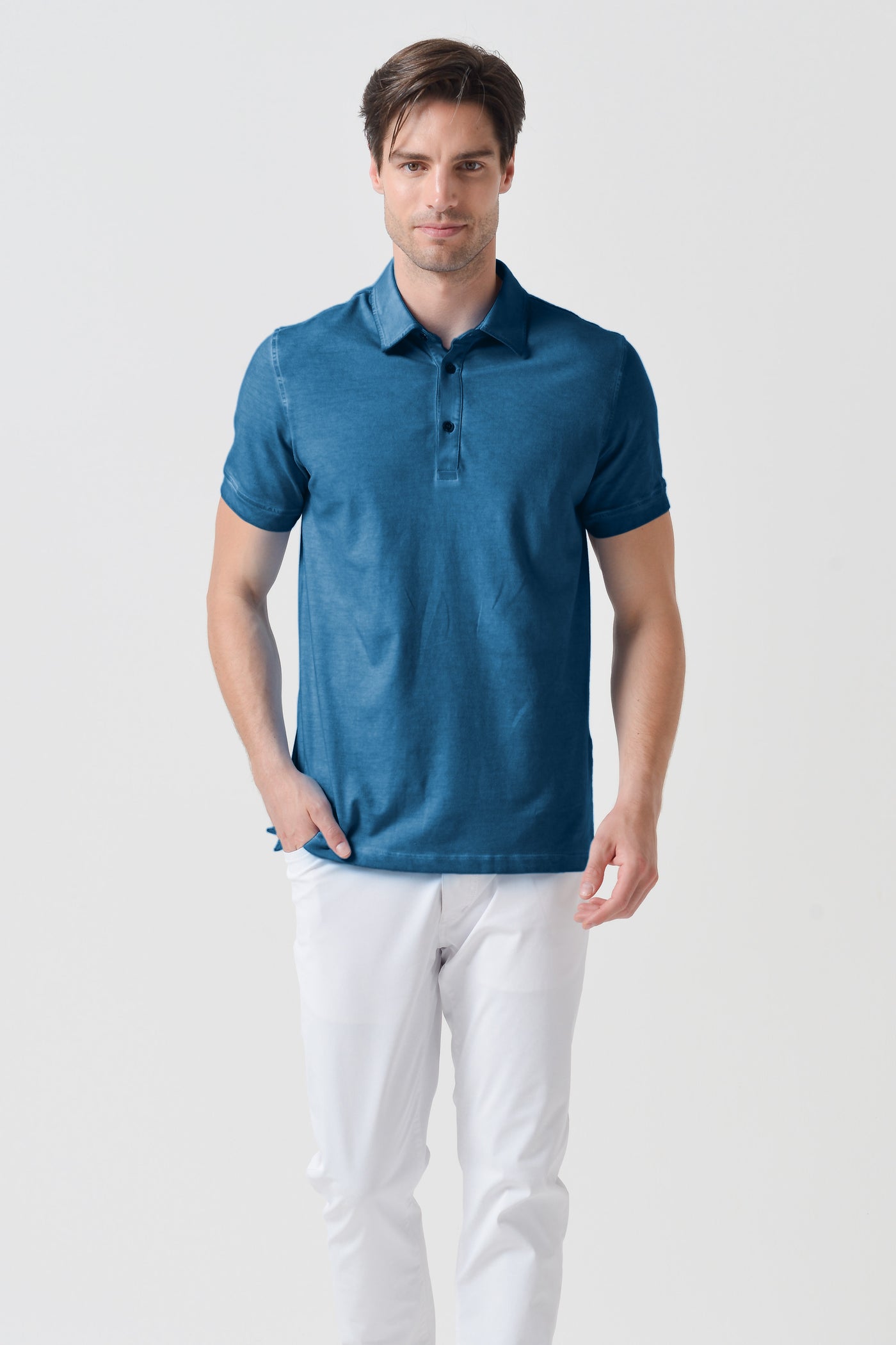 Hampton Polo Slim in Profondo | Ploumanac’h