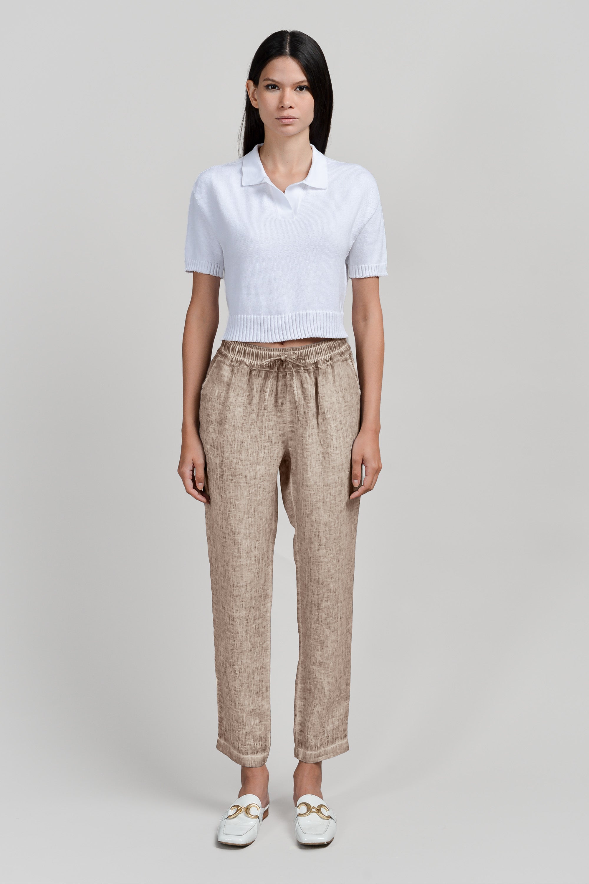 Women's Linen Slacks Harbor | Ploumanac'h