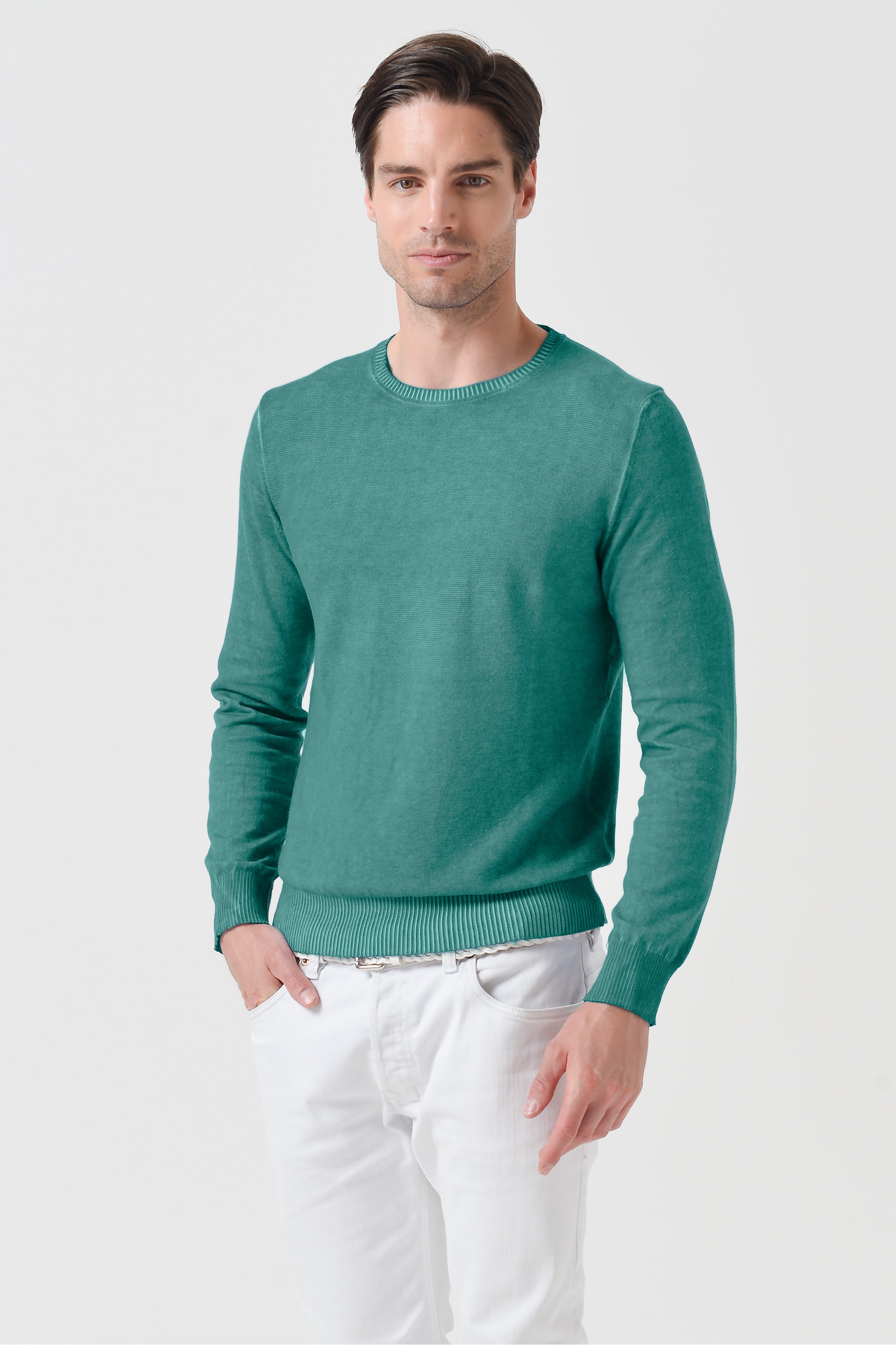 Maurice Crew Knit in Bahama | Ploumanac’h
