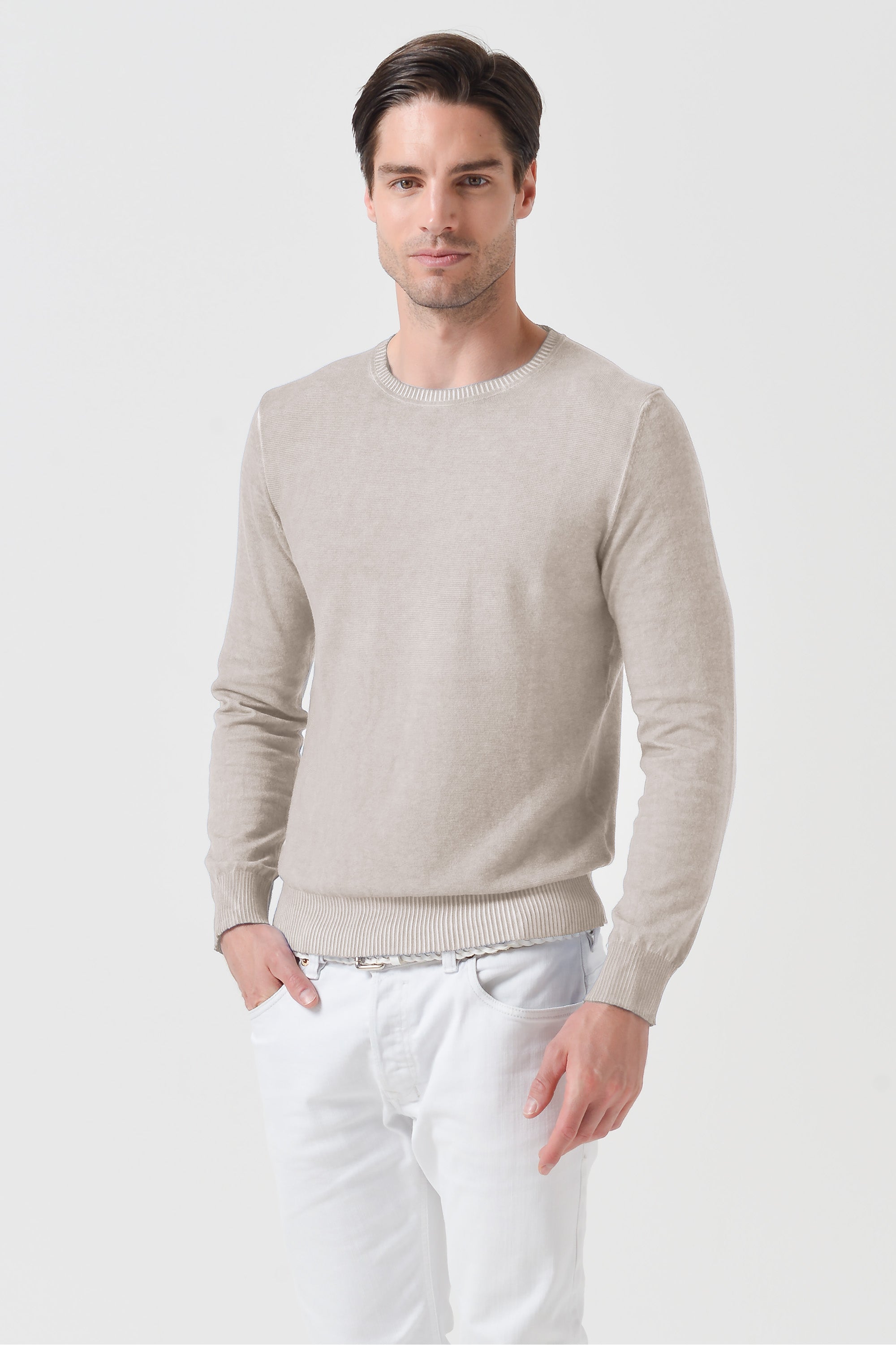 Maurice Crew Knit Relax in Canapa | Ploumanac’h