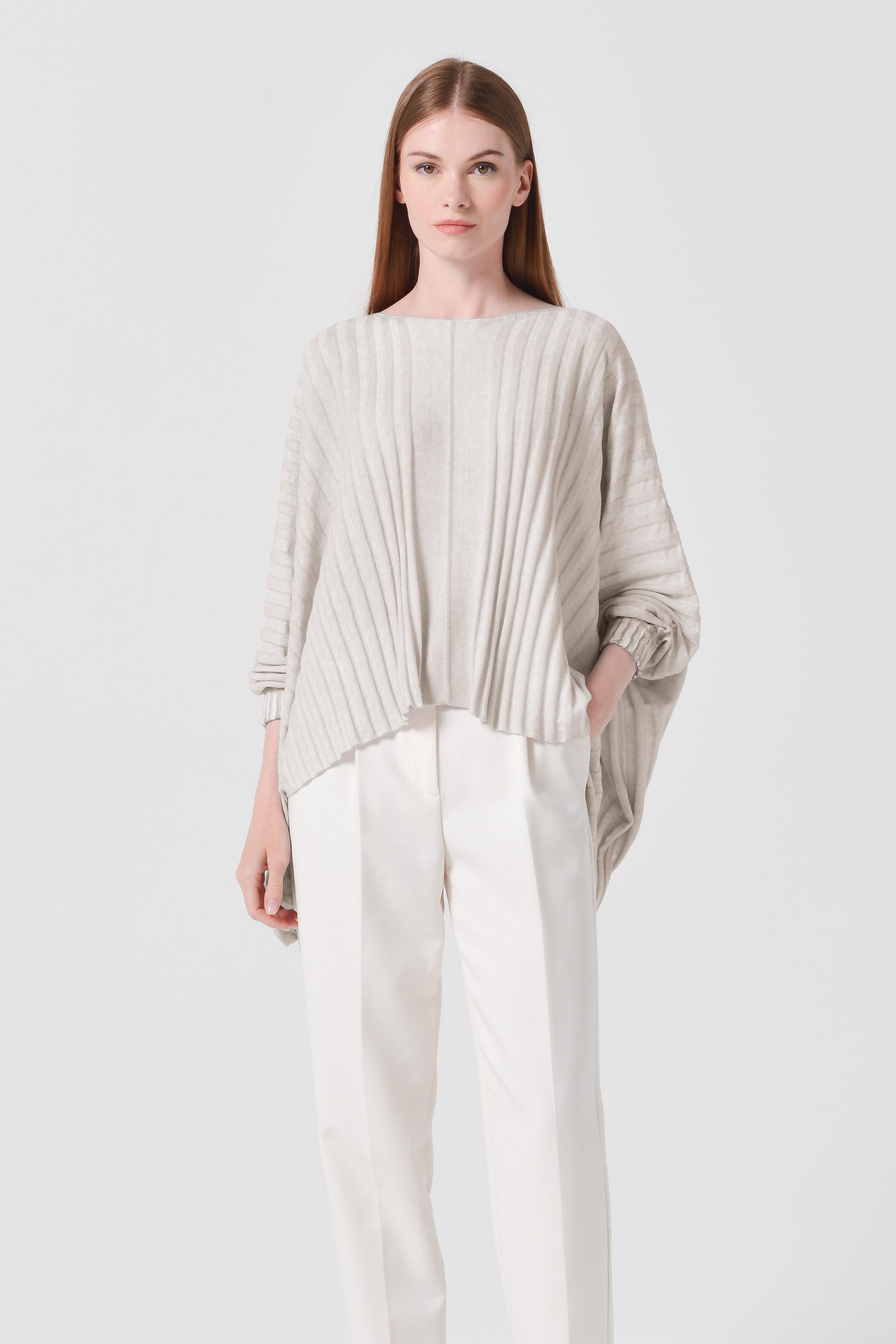 Bliss Poncho in Canapa Color | Ploumanac'h