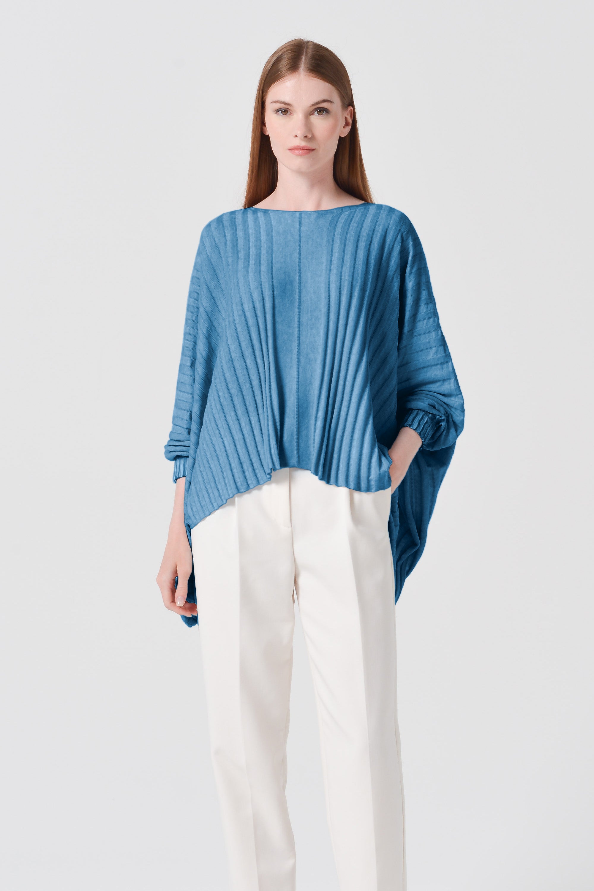 Bliss Poncho in Profondo Color | Ploumanac'h