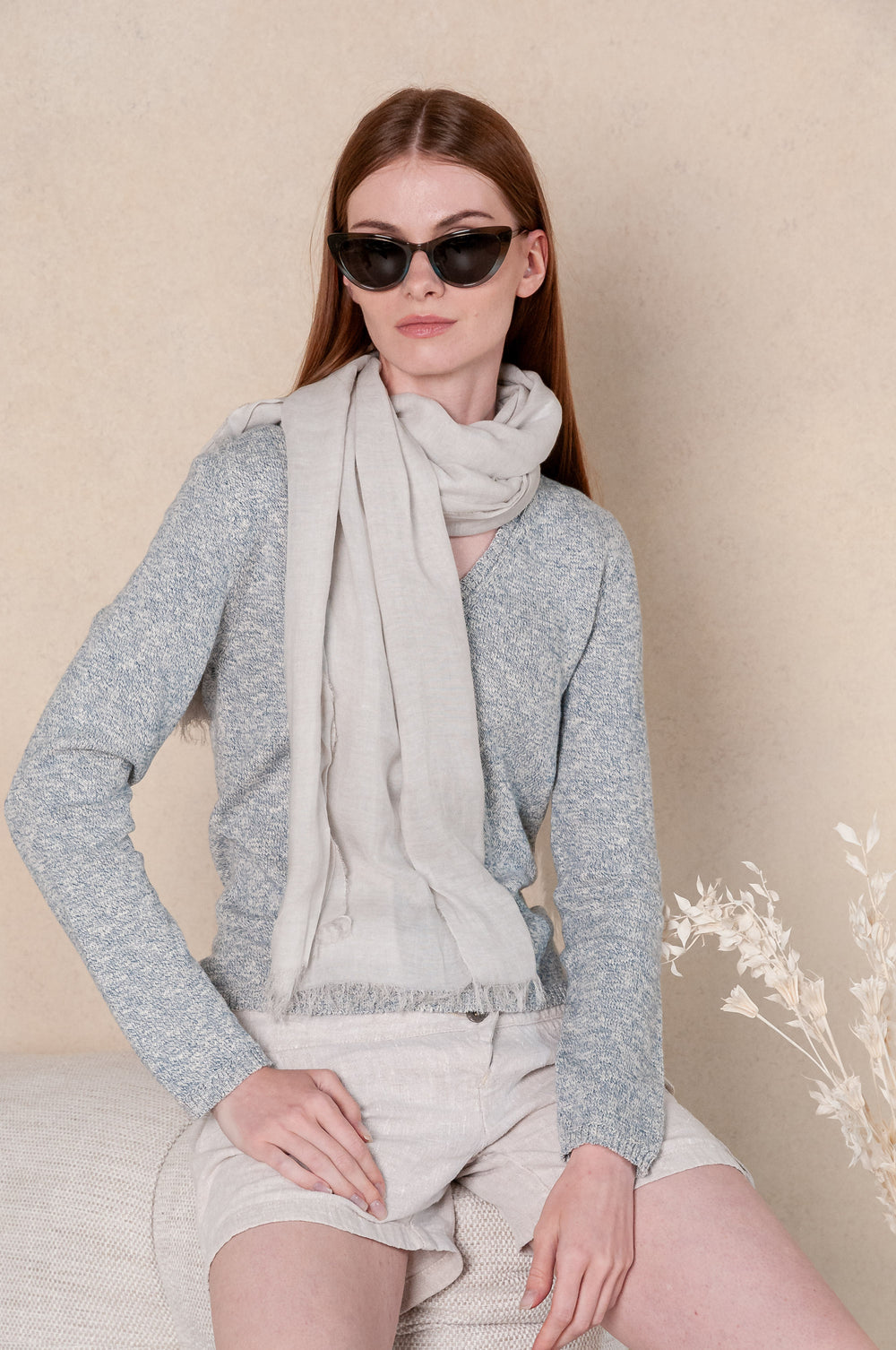 Melange White - Monaco V Knit - Ploumanac'h