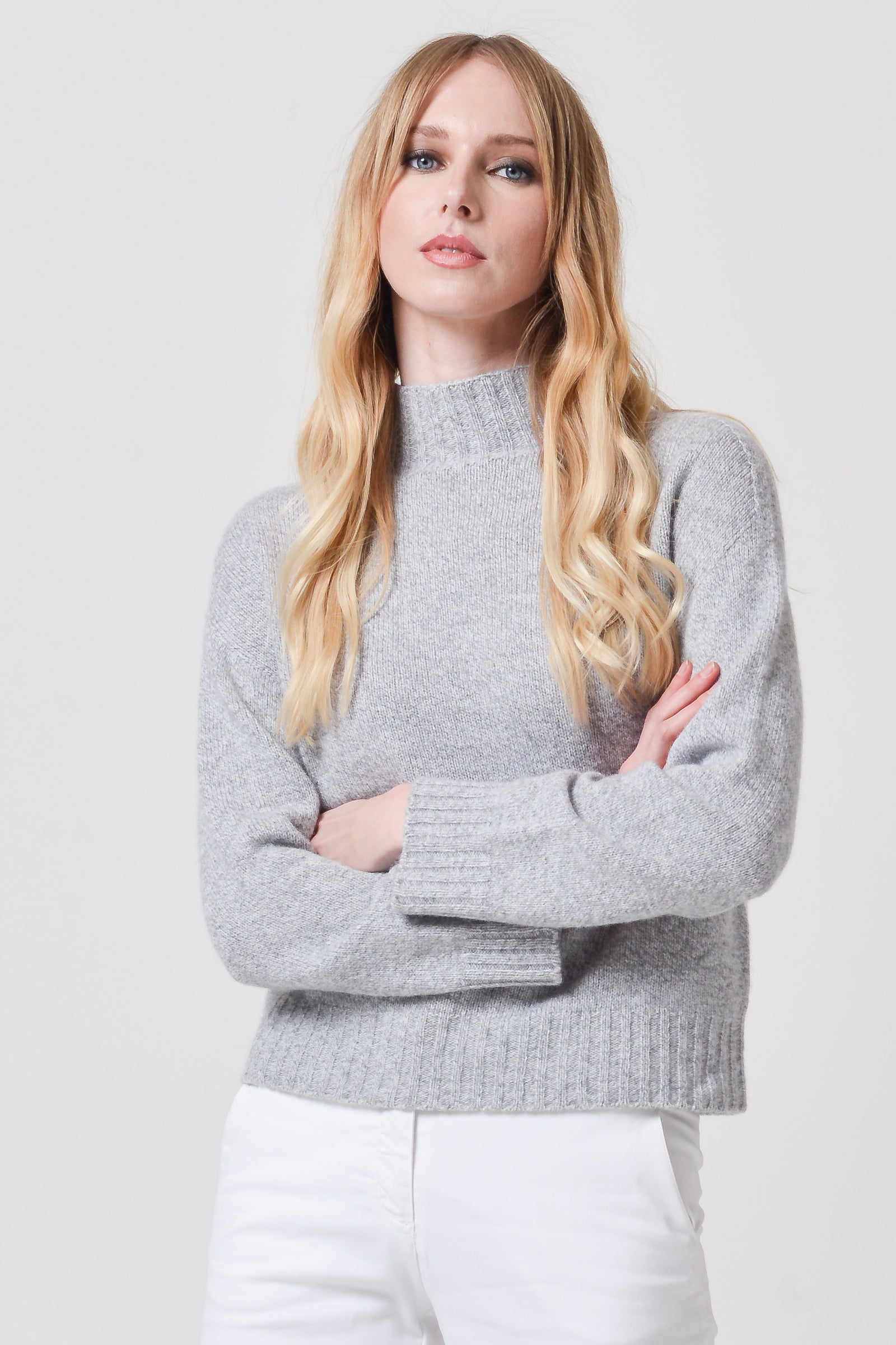 Granite - Gofer Cashmere Blend Turtle Neck - Ploumanac'h