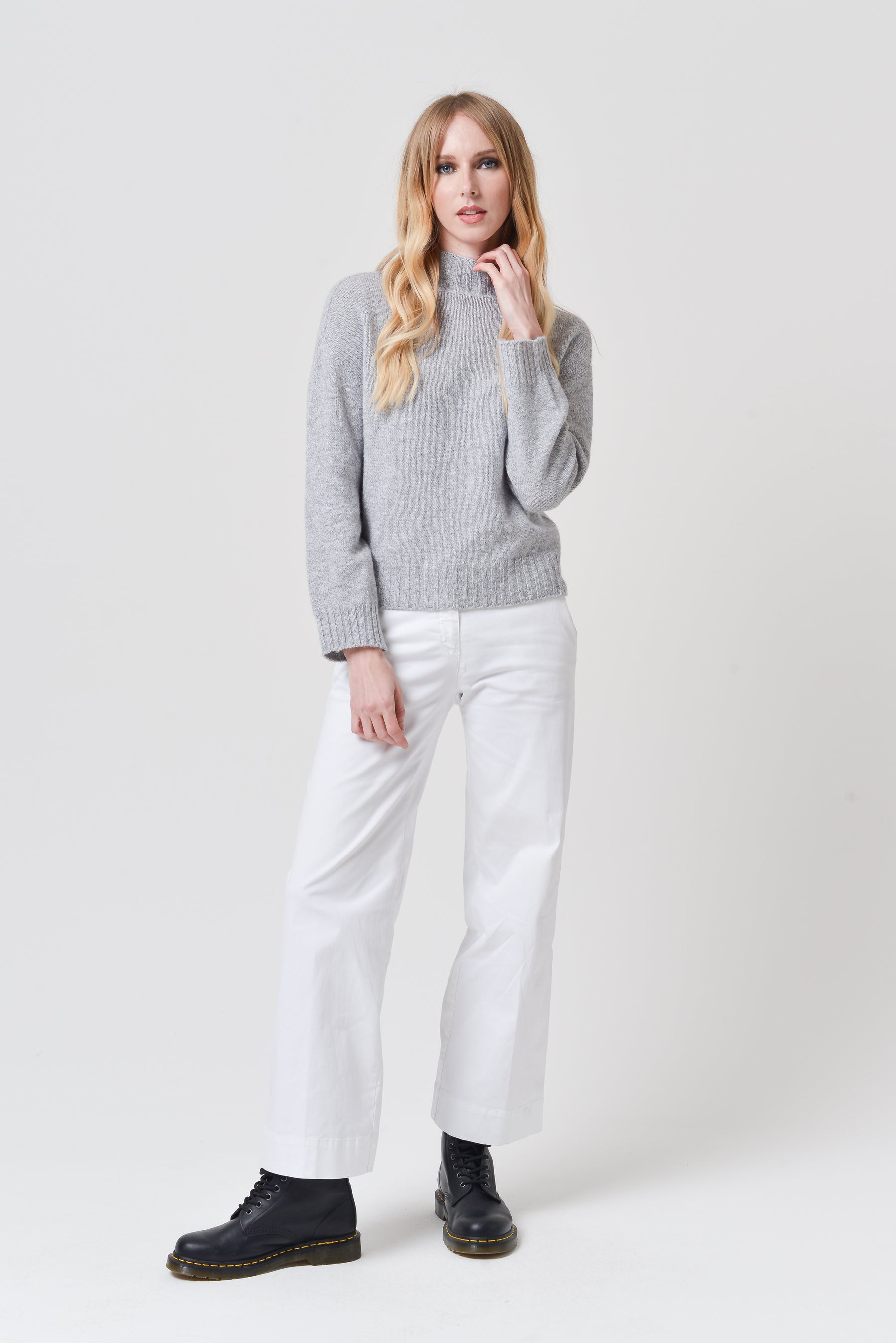 Granite - Gofer Cashmere Blend Turtle Neck - Ploumanac'h