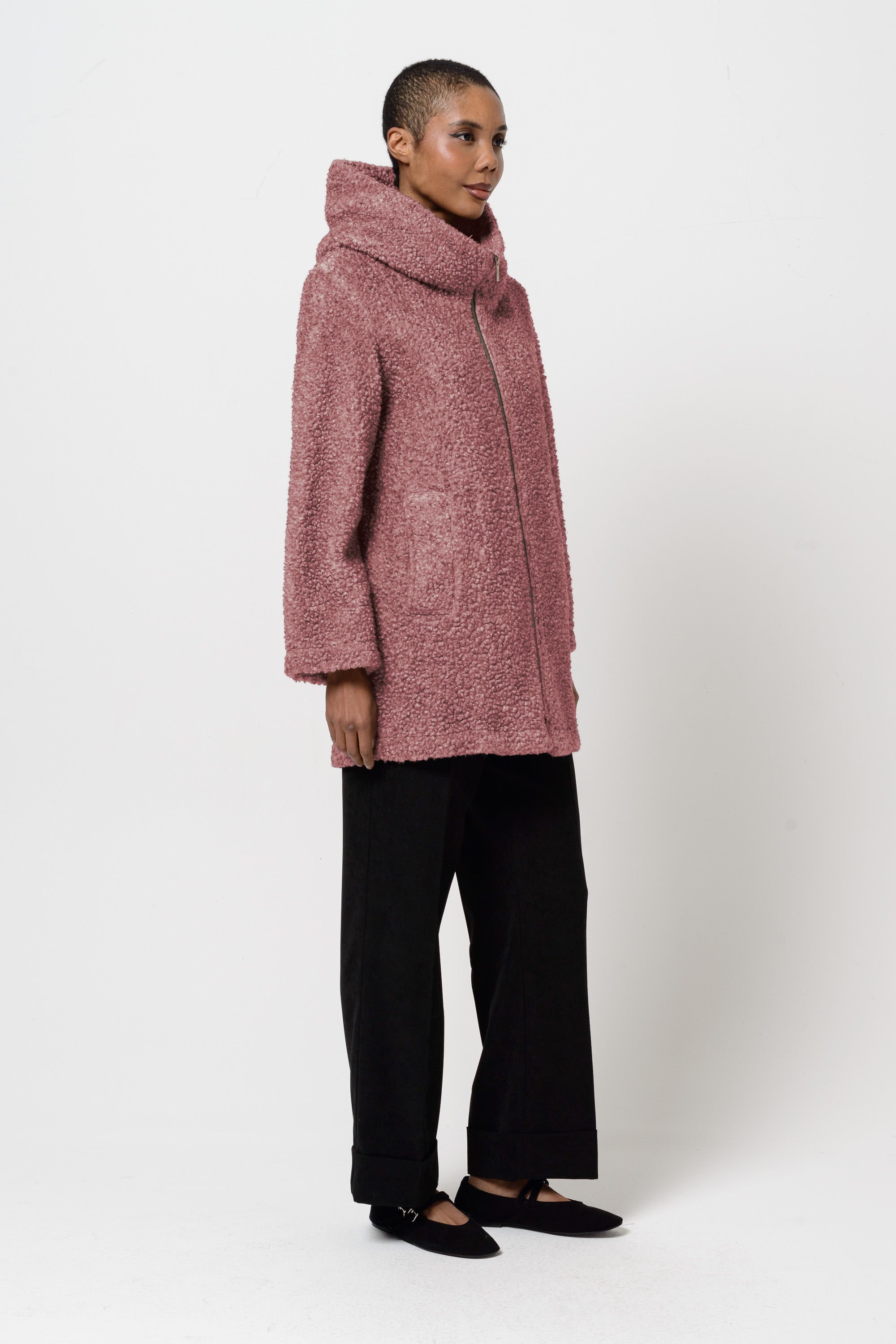 Molly Jacket - Long Hoodie in Paprika | Ploumanac’h