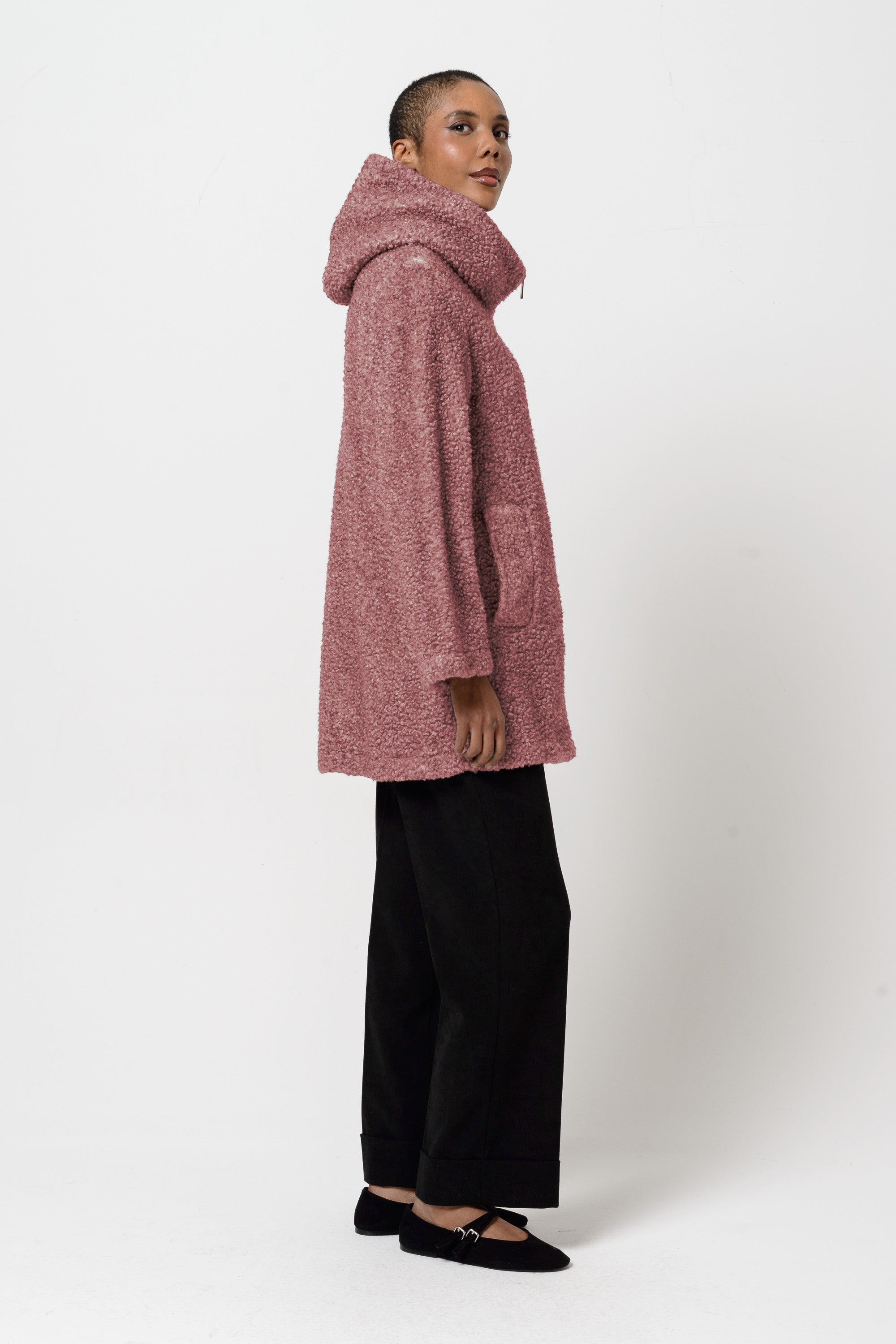 Molly Jacket - Long Hoodie in Paprika | Ploumanac’h