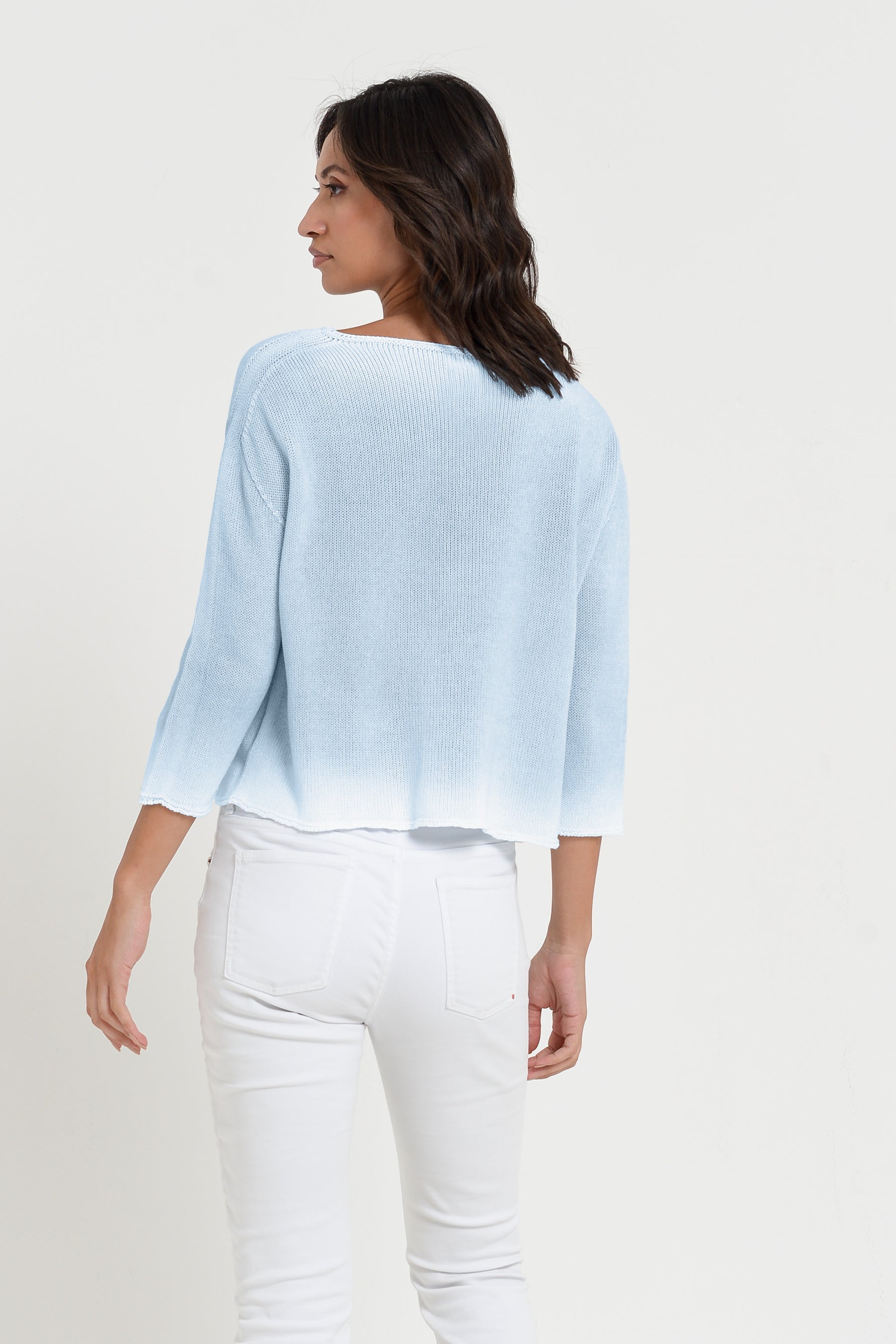 Sofia Knit Sweater With Pocket in Spray Art Viking | Ploumanac'h