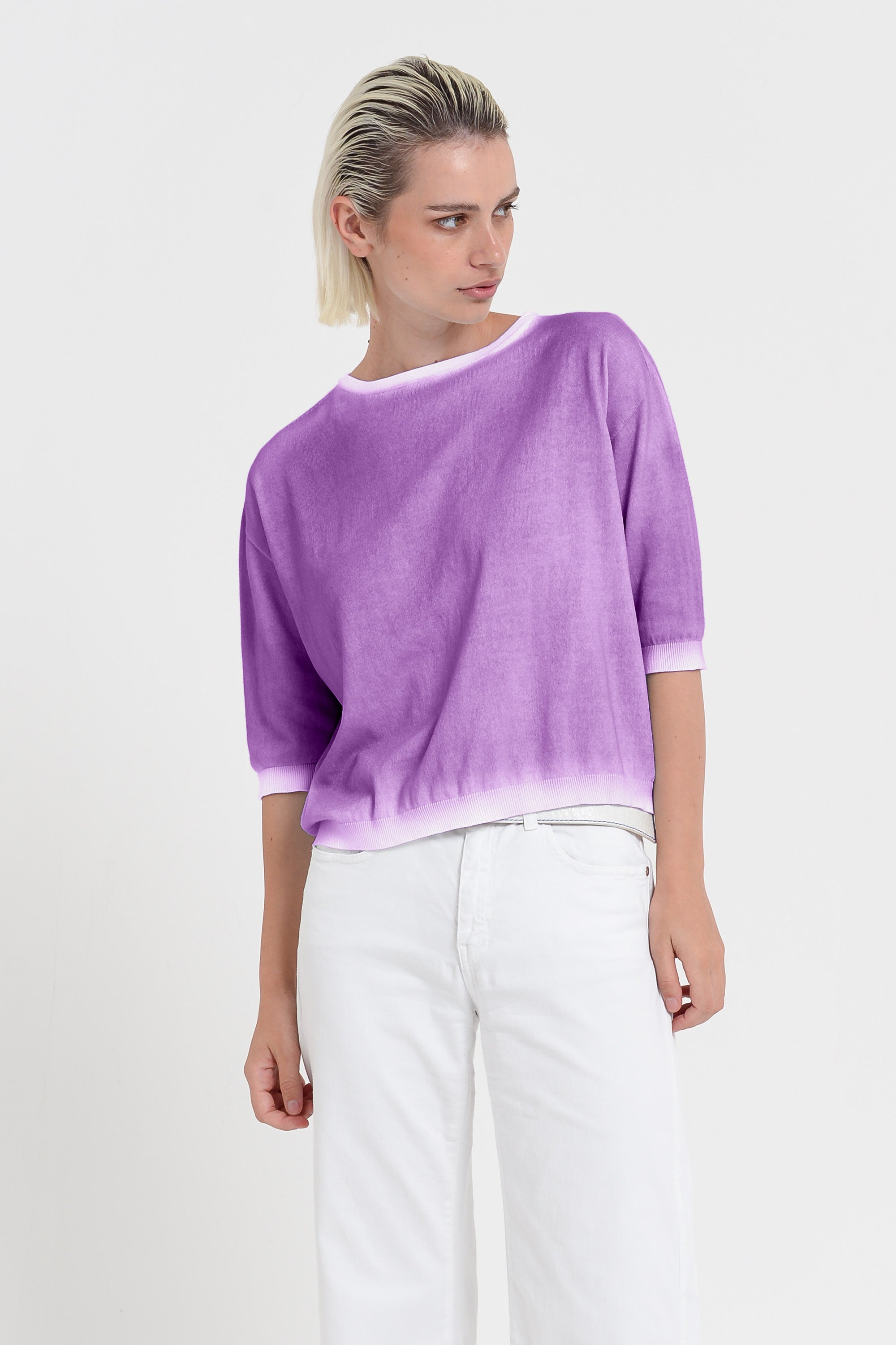 Morado Kriss Knit in Spray Art Sweater | Ploumanac'h