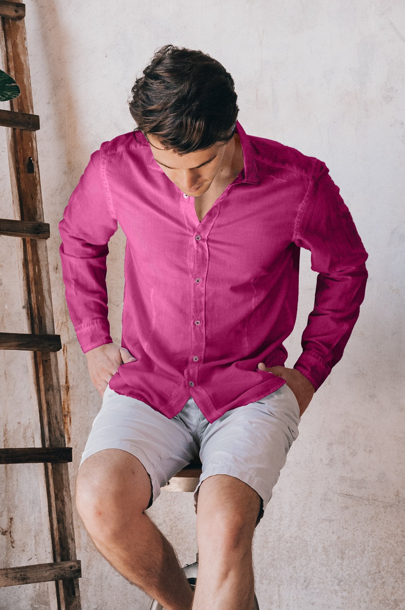 Azalea Slim Fit Voile Shirt | Ploumanac'h
